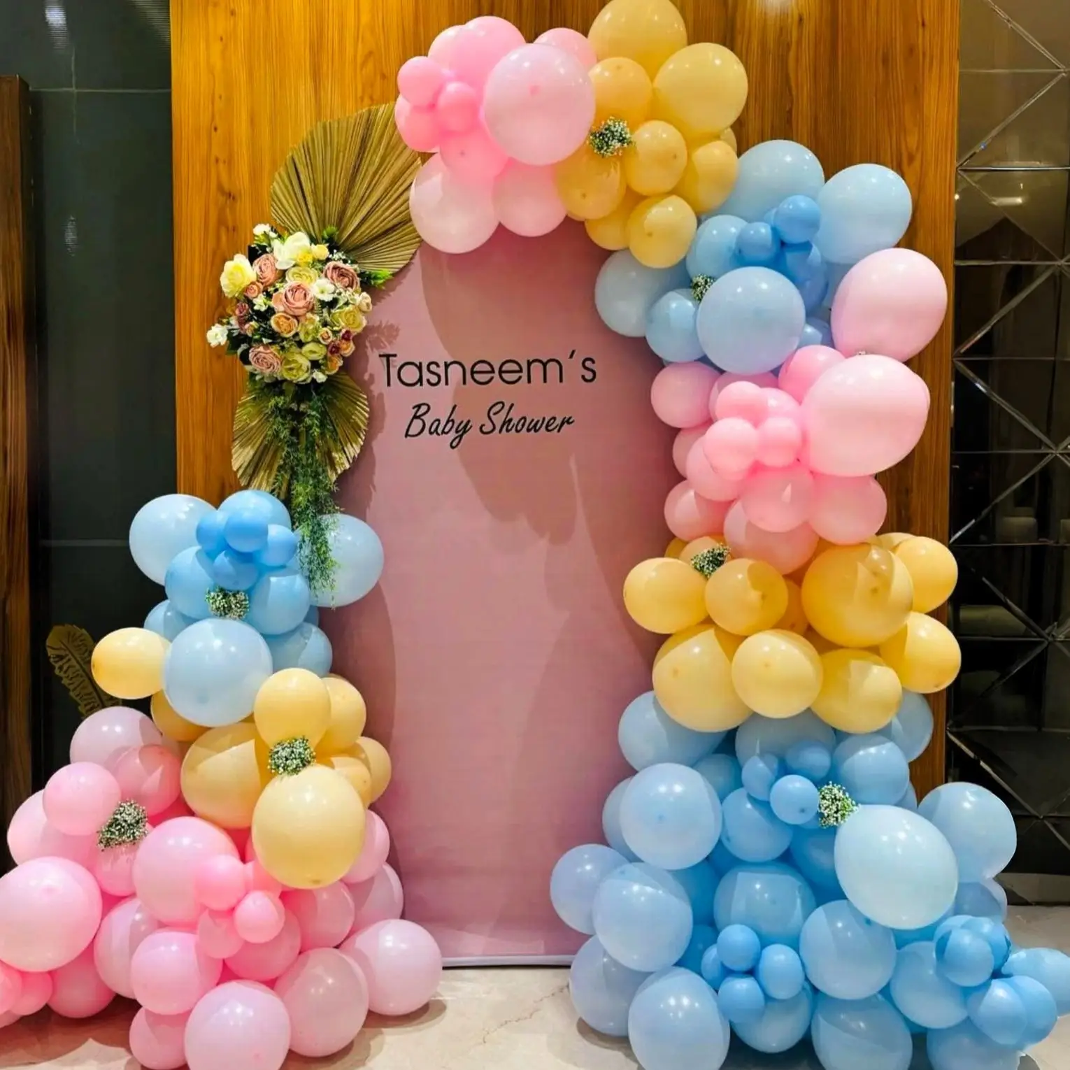 Baby Shower Perfect Backdrop Setup