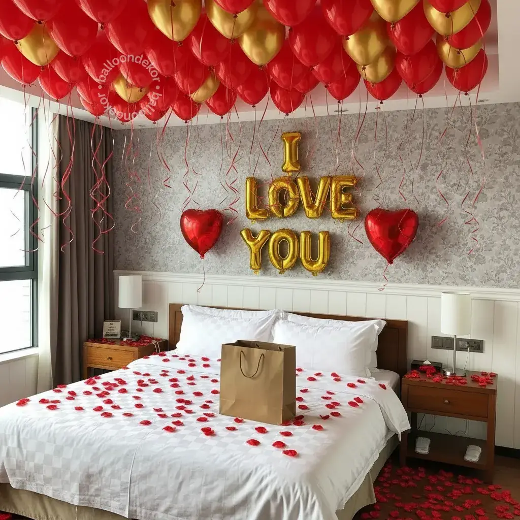 Everlasting Love Valentine Room Setup