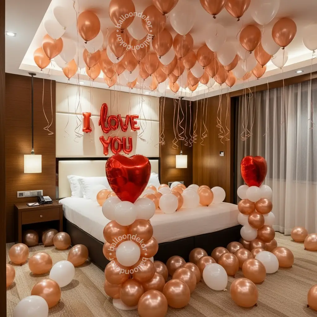 Valentine Date Night Surprise Setup