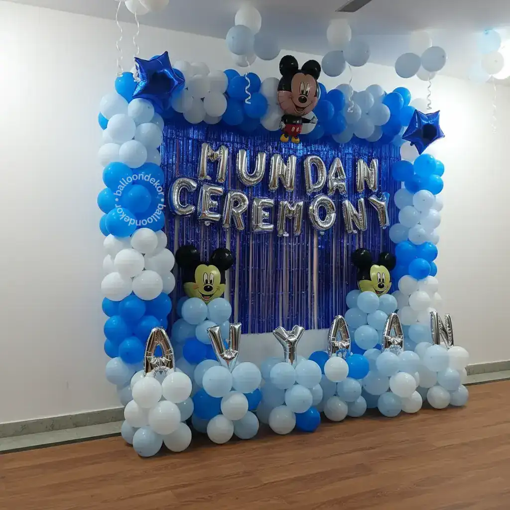 Michkey Mouse Mundan Decor