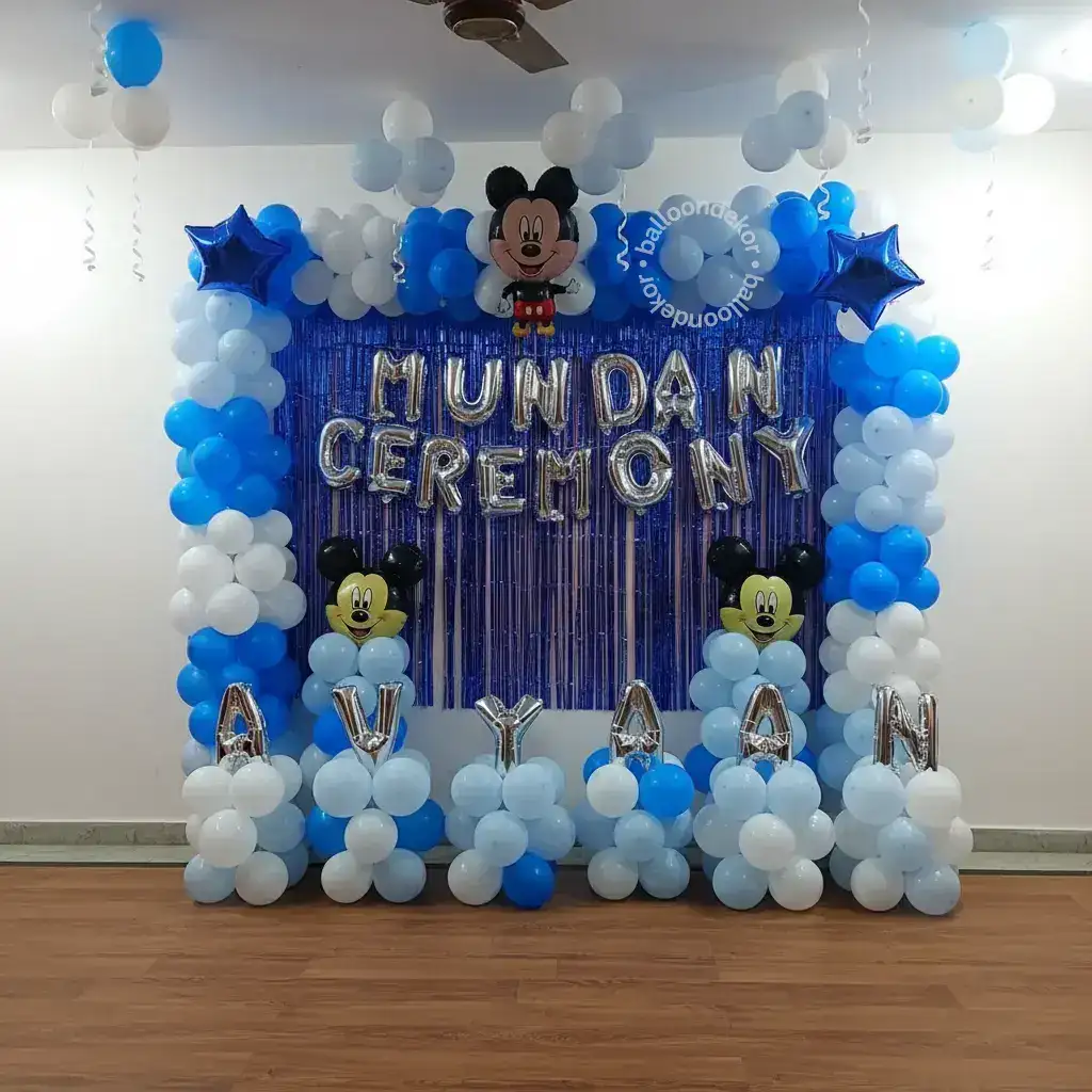 Michkey Mouse Mundan Decor